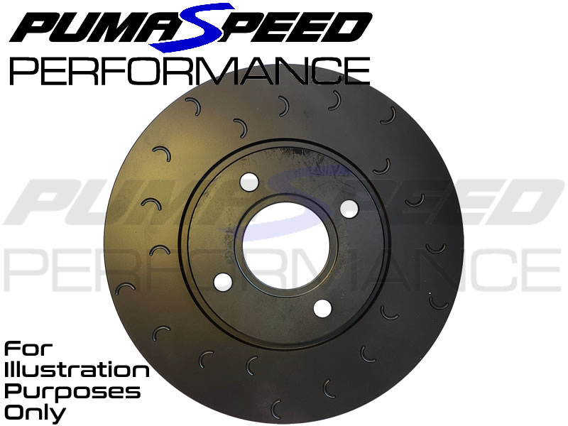 VAG 310MM Pumaspeed Racing Rear C-Hook Brake Discs - Octavia vRS 2.0 ...
